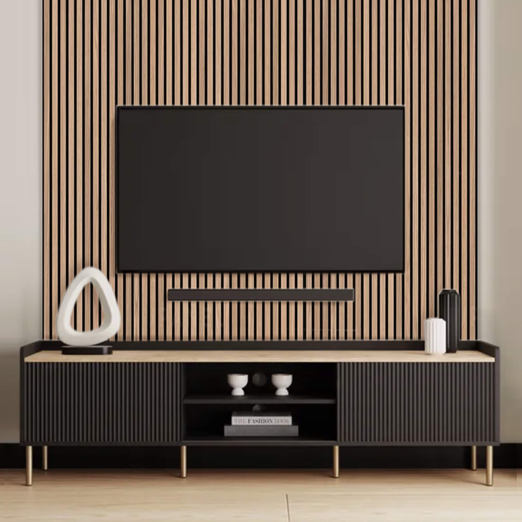 Oak Acoustic Slatwall Panel | Slat Wall Panelling | Slatboards – The ...
