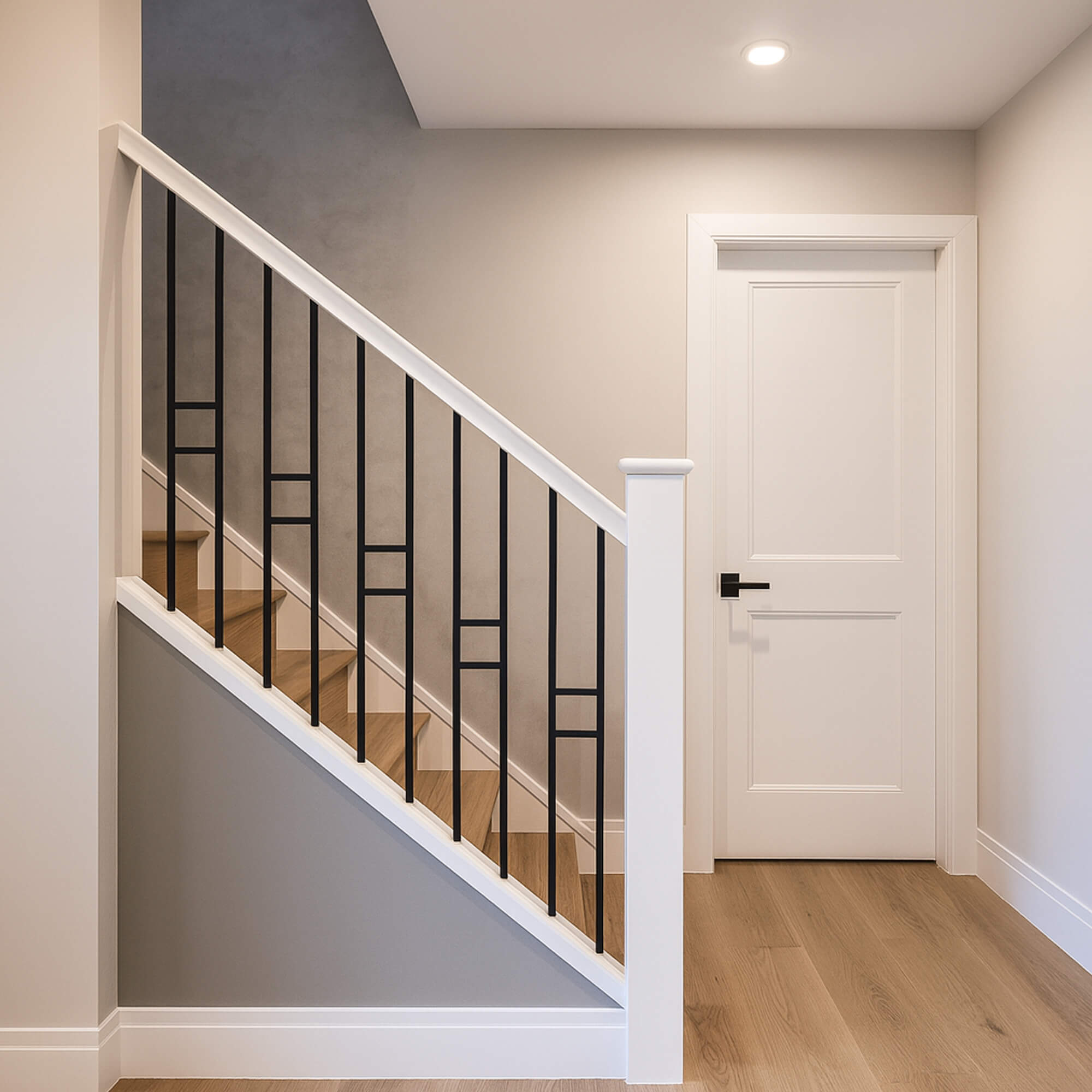 Black Modern Square Spindle | Internal Staircasing | Stair Spindles ...