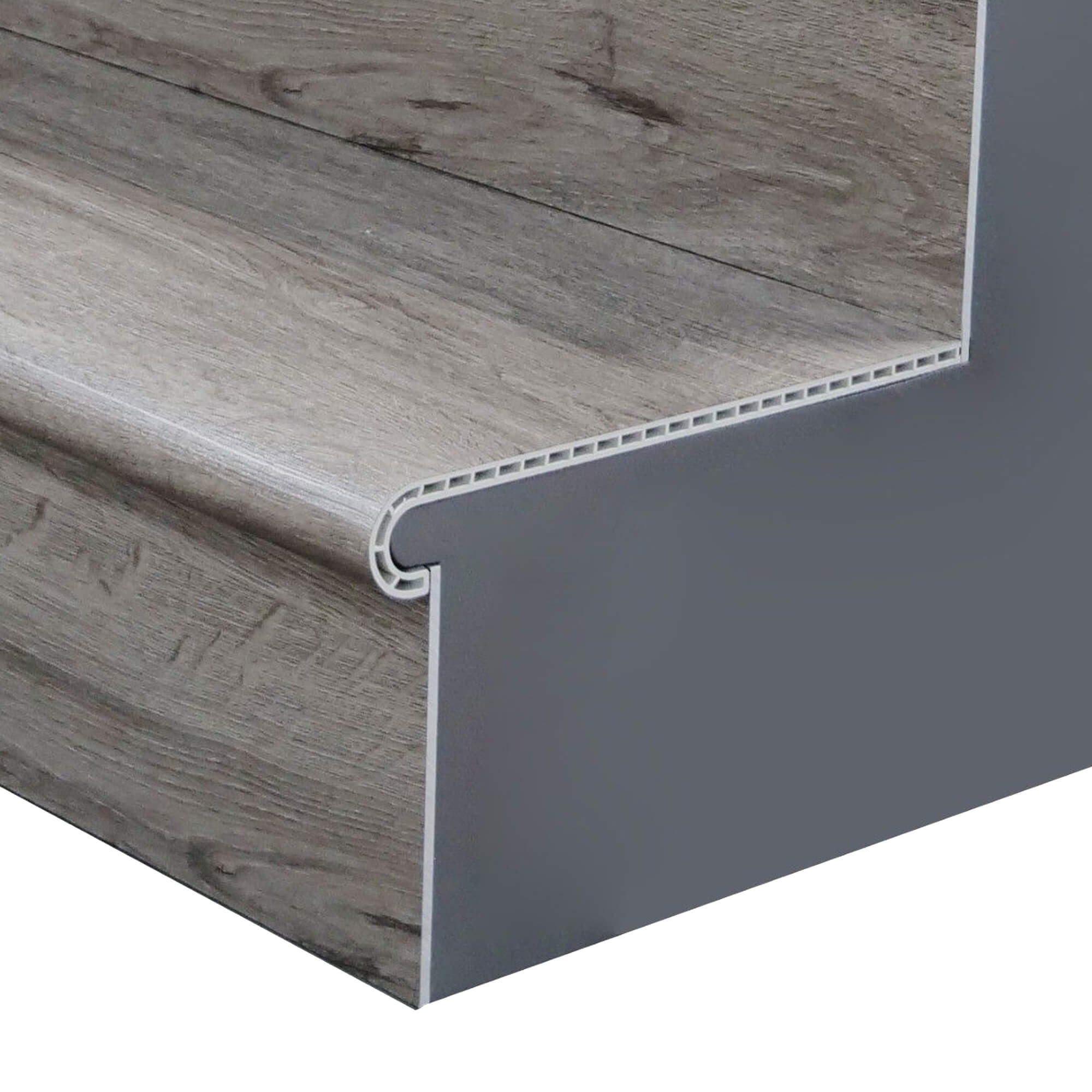 Grey Vinyl Stairclad System | Internal Staircasing | Stair Cladding ...